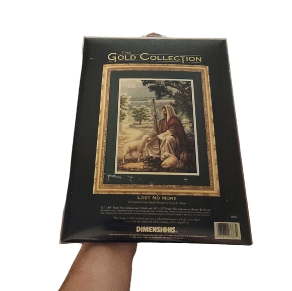 Vintage | Art | Dimensions Gold Collection Cross Stitch Kit Jesus Lost No More 3867 Greg Olsen ...